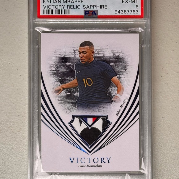 Panini | Other | 223 Futera Unique Wf Kylian Mbappe Victory Relic ...